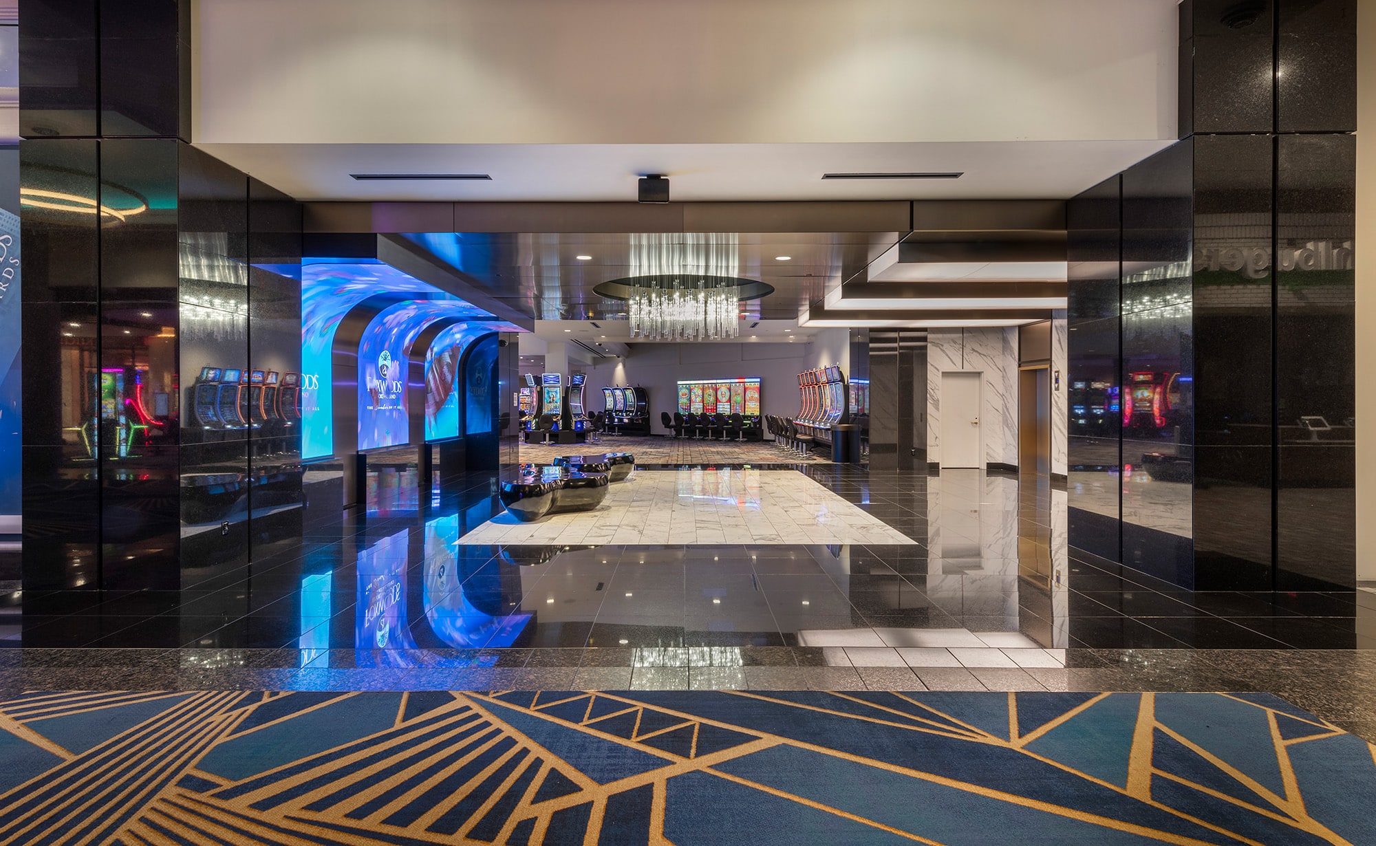 Foxwoods Elevator Lobby - ZDS Architecture & Interiors