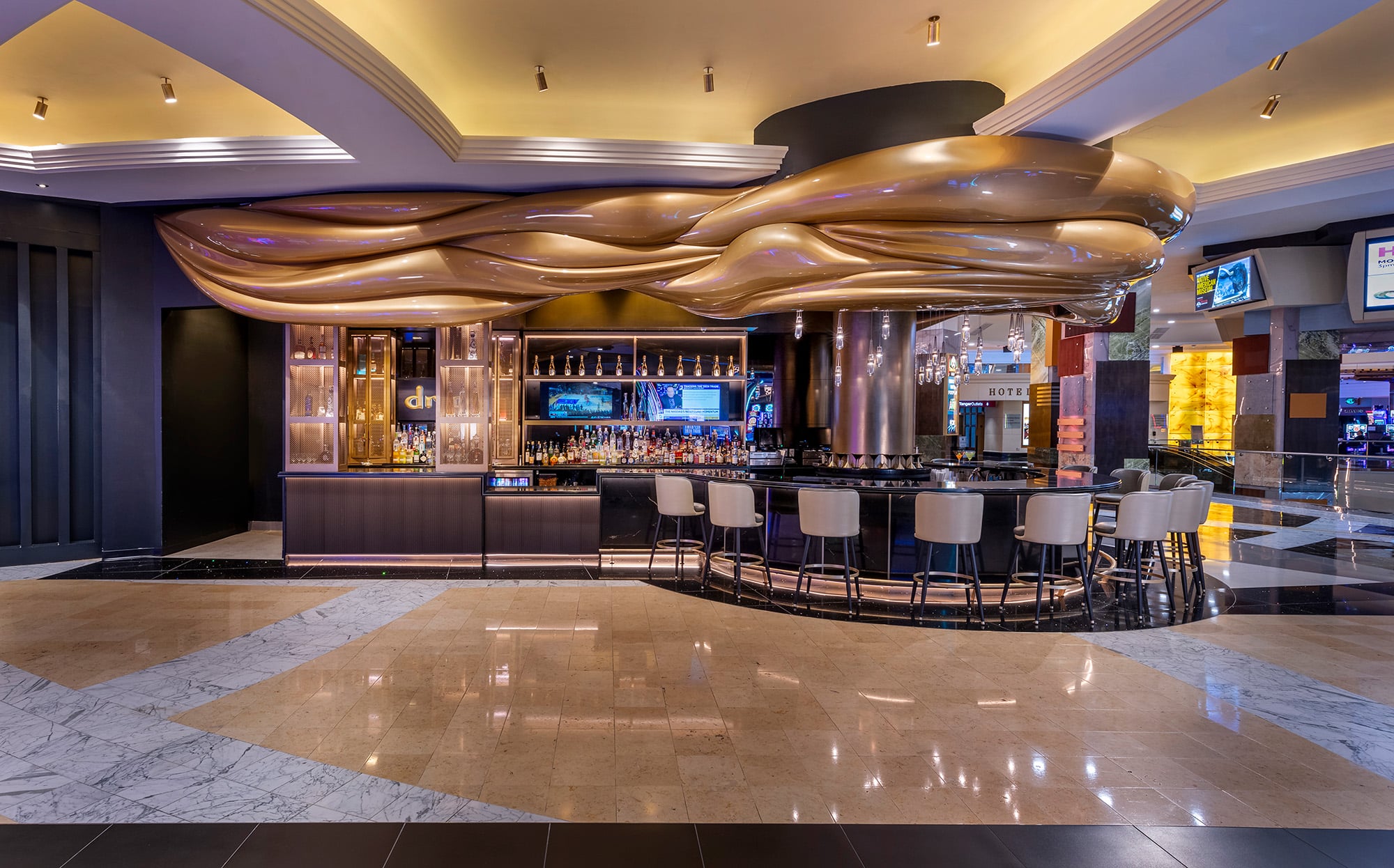 Foxwoods Resort Casino Drip Bar - ZDS Architecture & Interiors